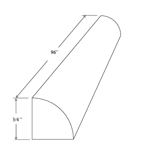 LSW QR8 - Quarter Round Molding