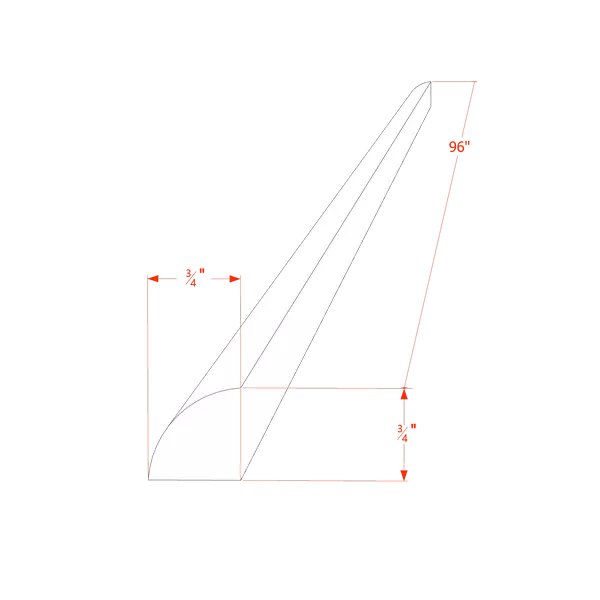 HB QR8 - Quarter Round Molding